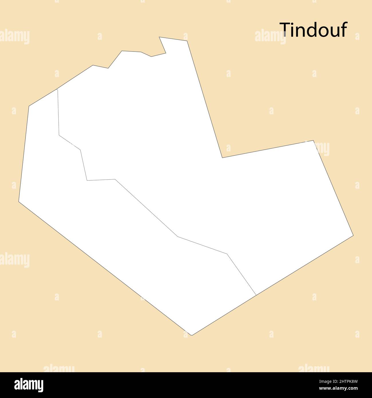 Outline map of tindouf hi-res stock photography and images - Alamy