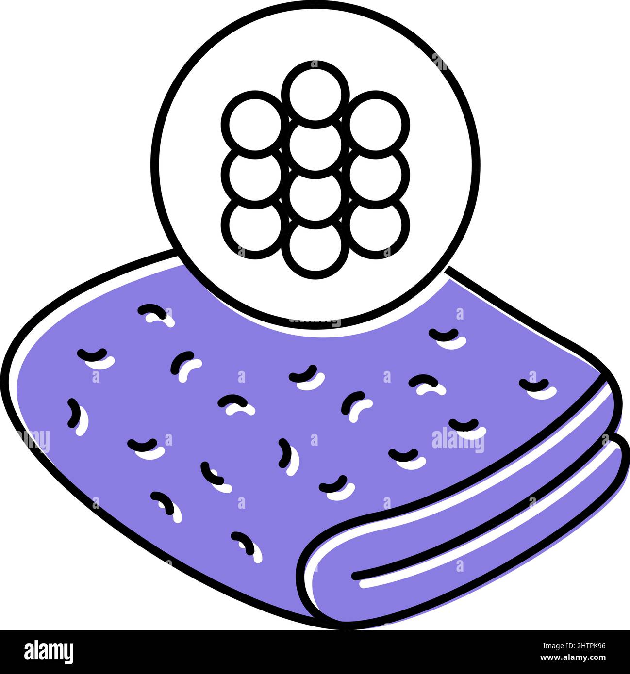 acrylic fabric color icon vector illustration Stock Vector Image & Art ...