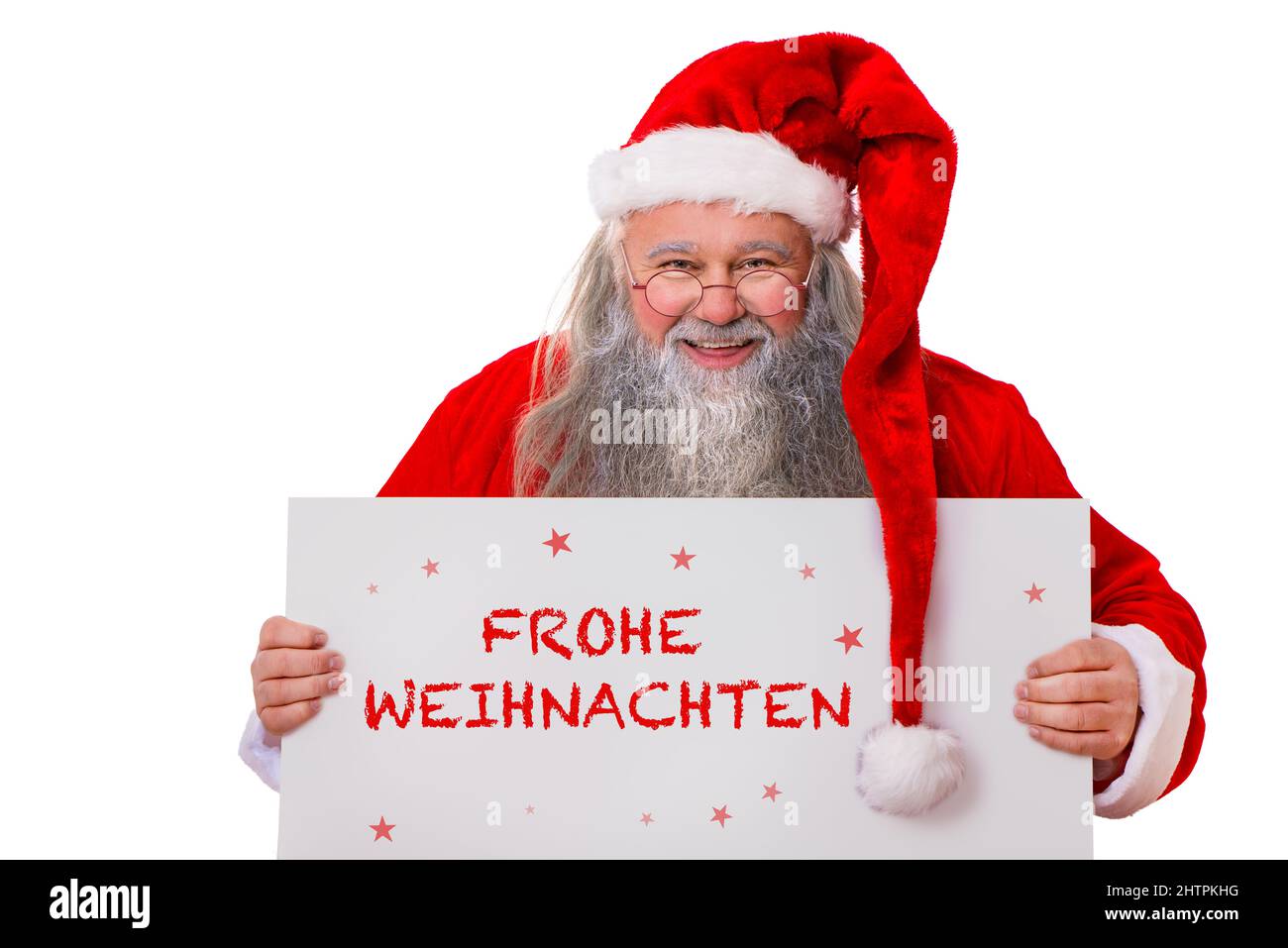 Santa claus isolated on white background Stock Photo - Alamy