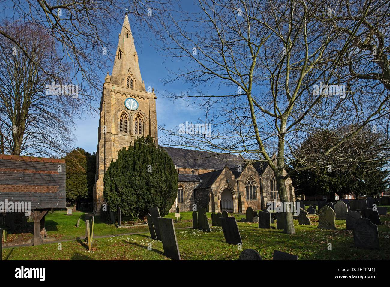Saint Mary's & All Saints Church, Bingham, Nottinghamshire Stock Photo ...