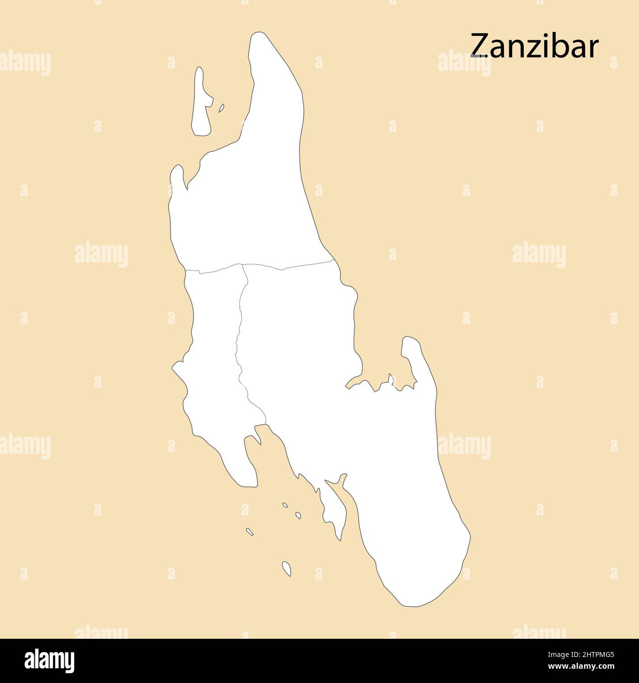 Zanzibar map hi-res stock photography and images - Alamy
