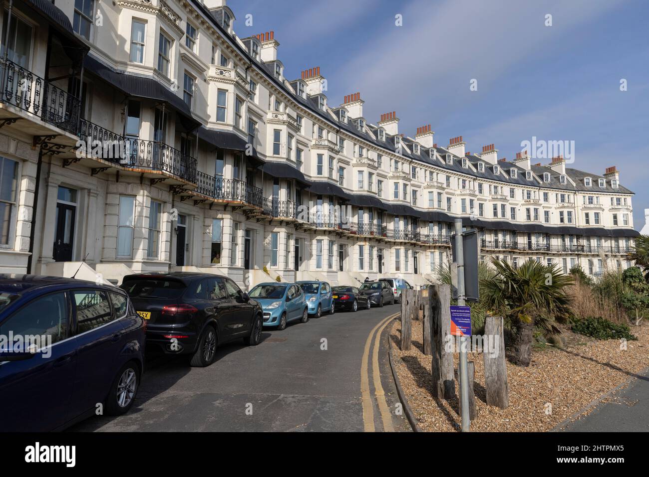 Marine Crescent, Folkestone, Kent, England, UK Stock Photo - Alamy