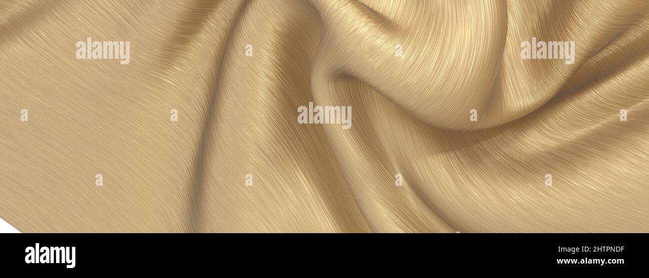 Illustration of a gold cloth texture Stock Photo - Alamy