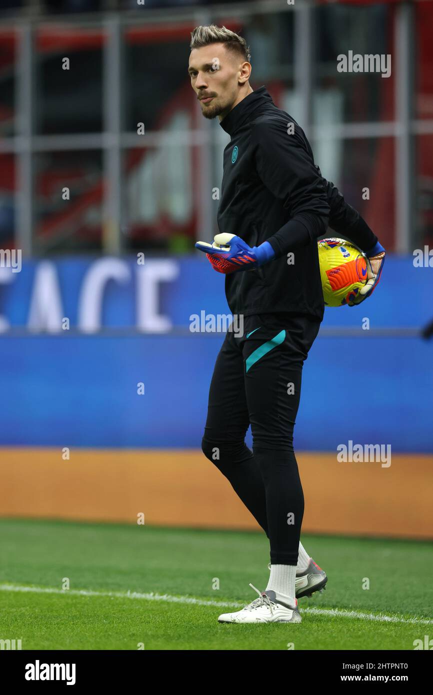 Milan, Italy, 1st March 2022. Ionut Radu of FC Internazionale during ...