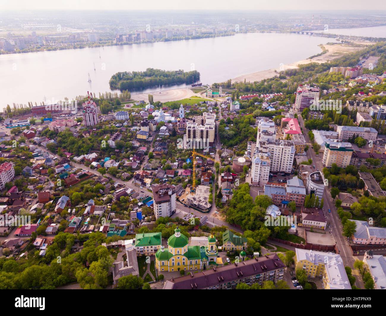 Aerial view voronezh city buildings hi-res stock photography and images ...