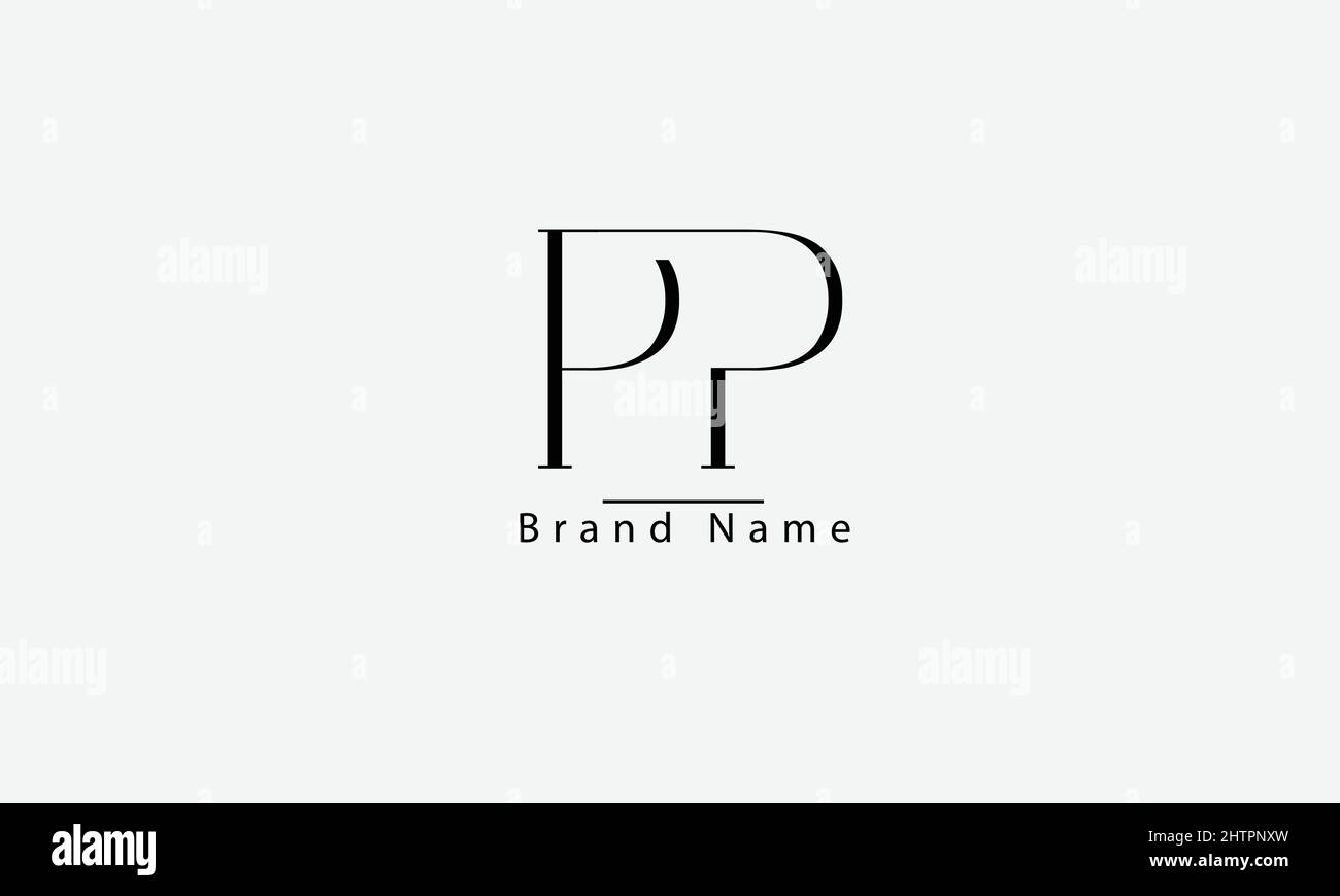 PP P abstract vector logo monogram template Stock Vector Image & Art ...