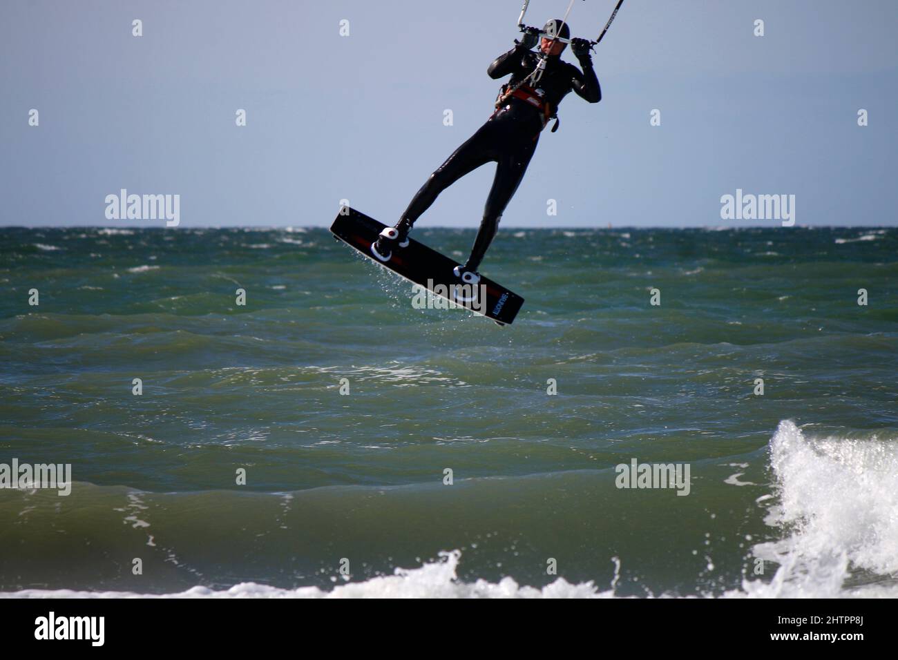 Kite Surfer, Ostsee, Rostock Warnemuende Stock Photo - Alamy