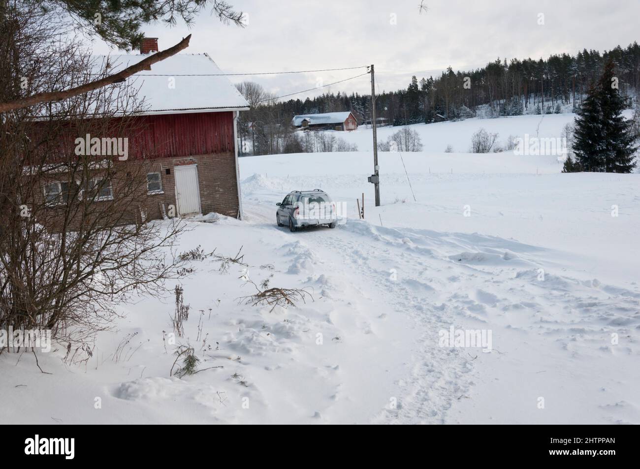 Blinding snow blizzard hi-res stock photography and images - Alamy