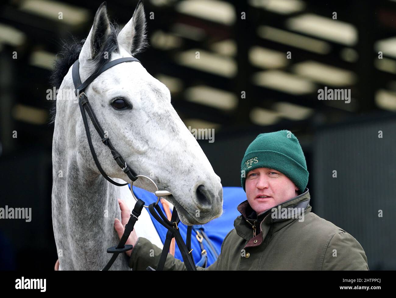 Horse Eldorado Allen and Joe Tizzard during a visit to Colin Tizzard ...