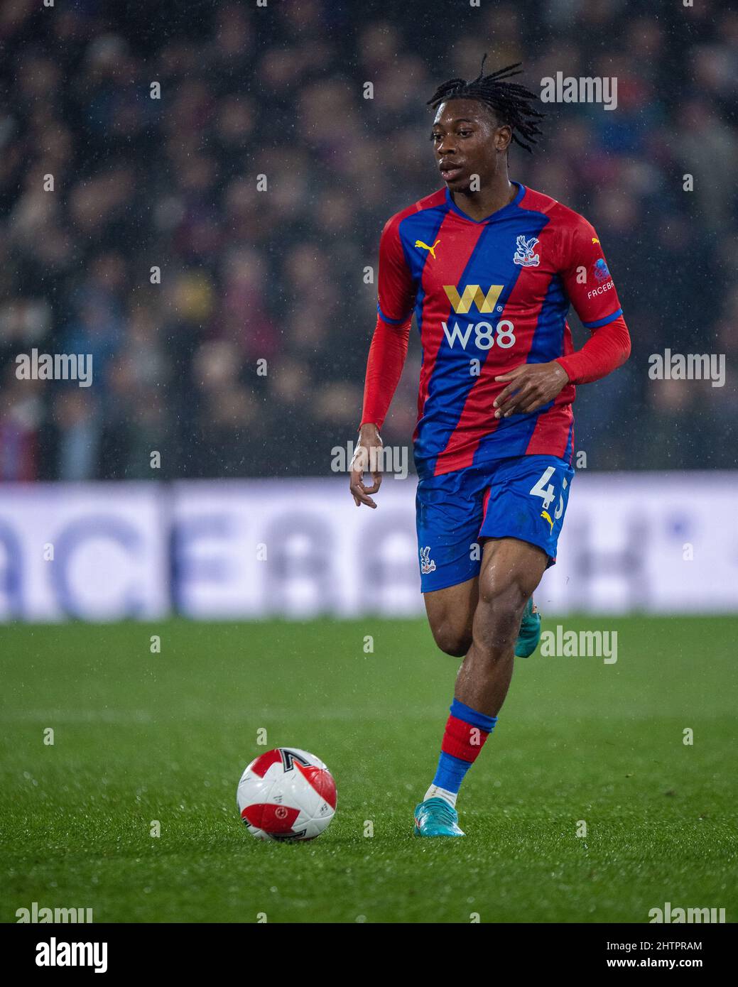 LONDON, ENGLAND - MARCH 01: Tayo Adaramola of Crystal Palace during the ...