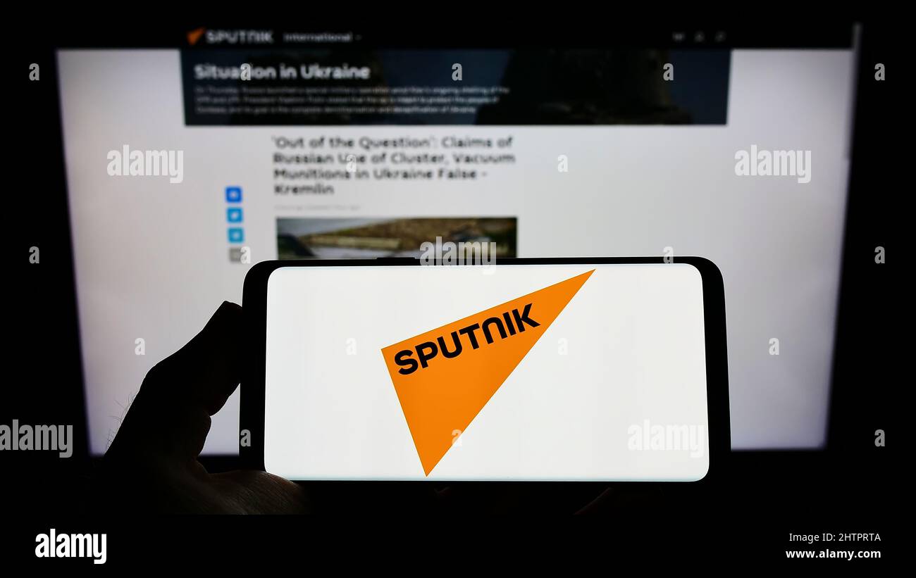 Sputnik logo hi-res stock photography and images - Alamy
