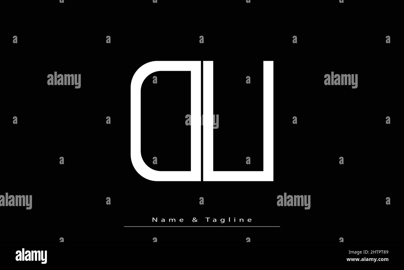 Letter du logo hi-res stock photography and images - Alamy