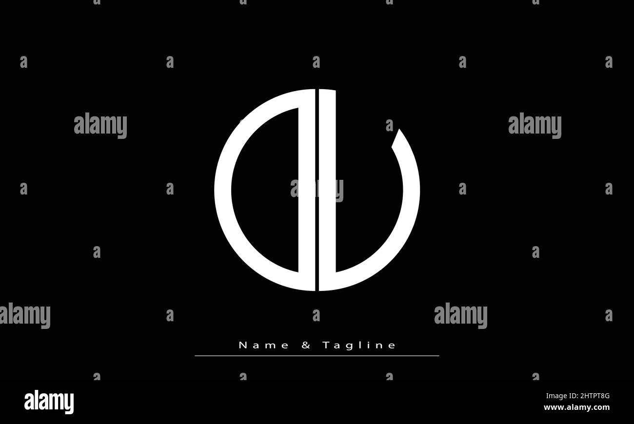 Alphabet letters Initials Monogram logo DU , UD Stock Vector Image ...