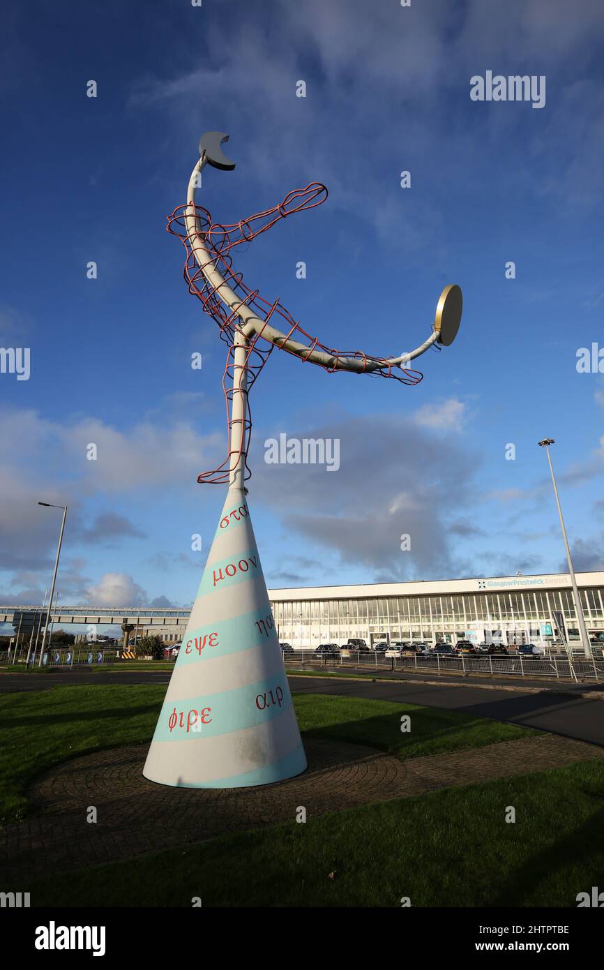 Glasgow Prestwick Airport, Ayrshire, Scotland, UK. The Celestial ...