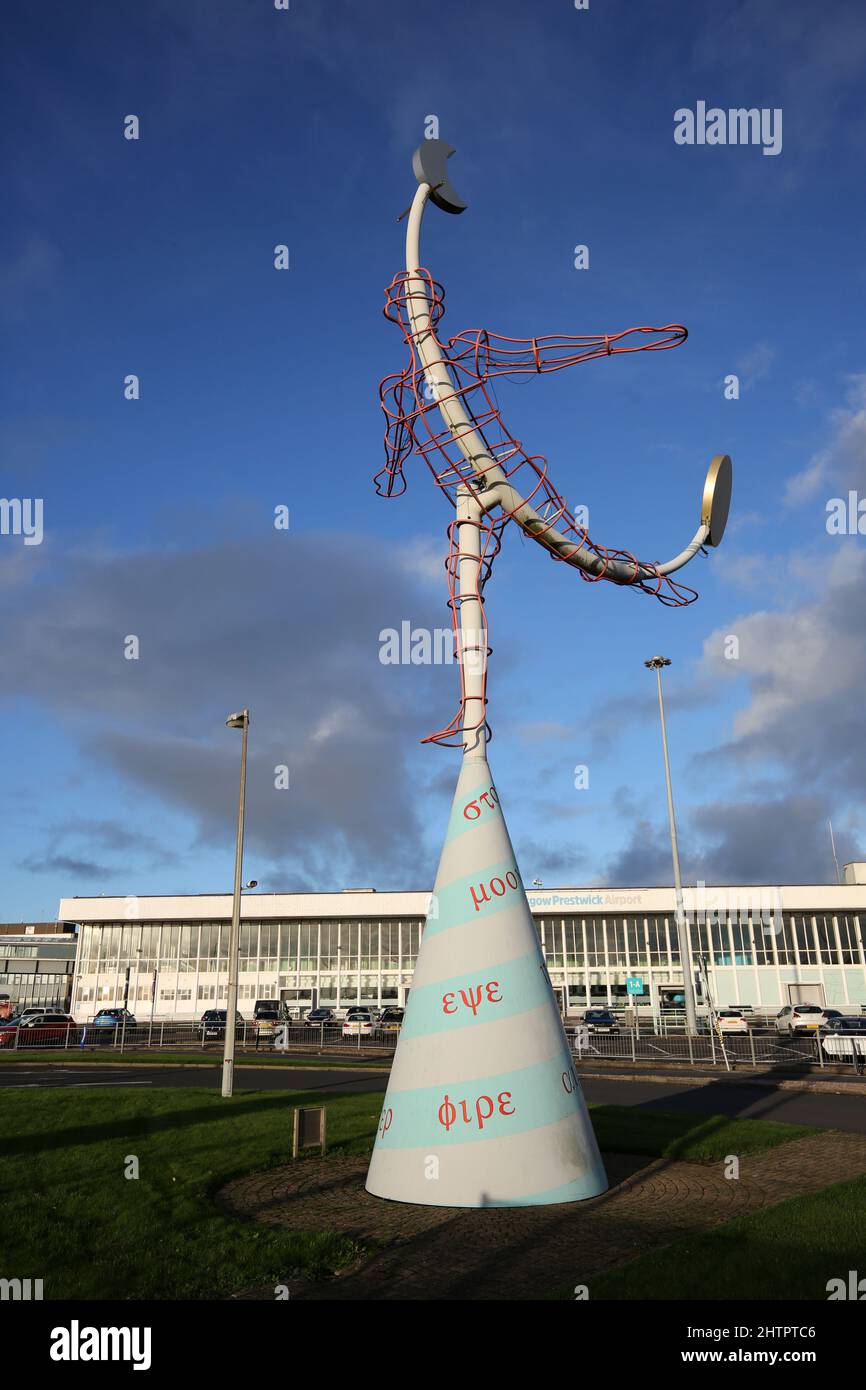 Glasgow Prestwick Airport, Ayrshire, Scotland, UK. The Celestial ...