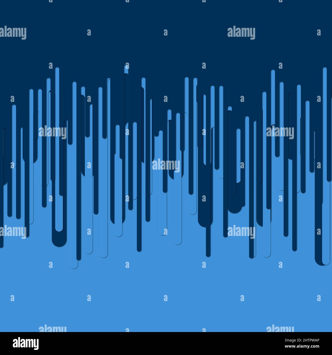 Blue illustration of a wallpaper with abstract drips Stock Photo - Alamy