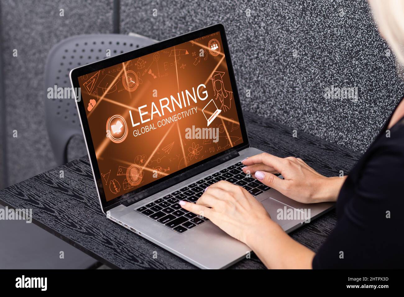 E-learning and Online Education for Student and University Concept ...