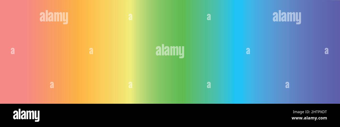 Panoramic colorful gradient rainbow web background template - Vector ...