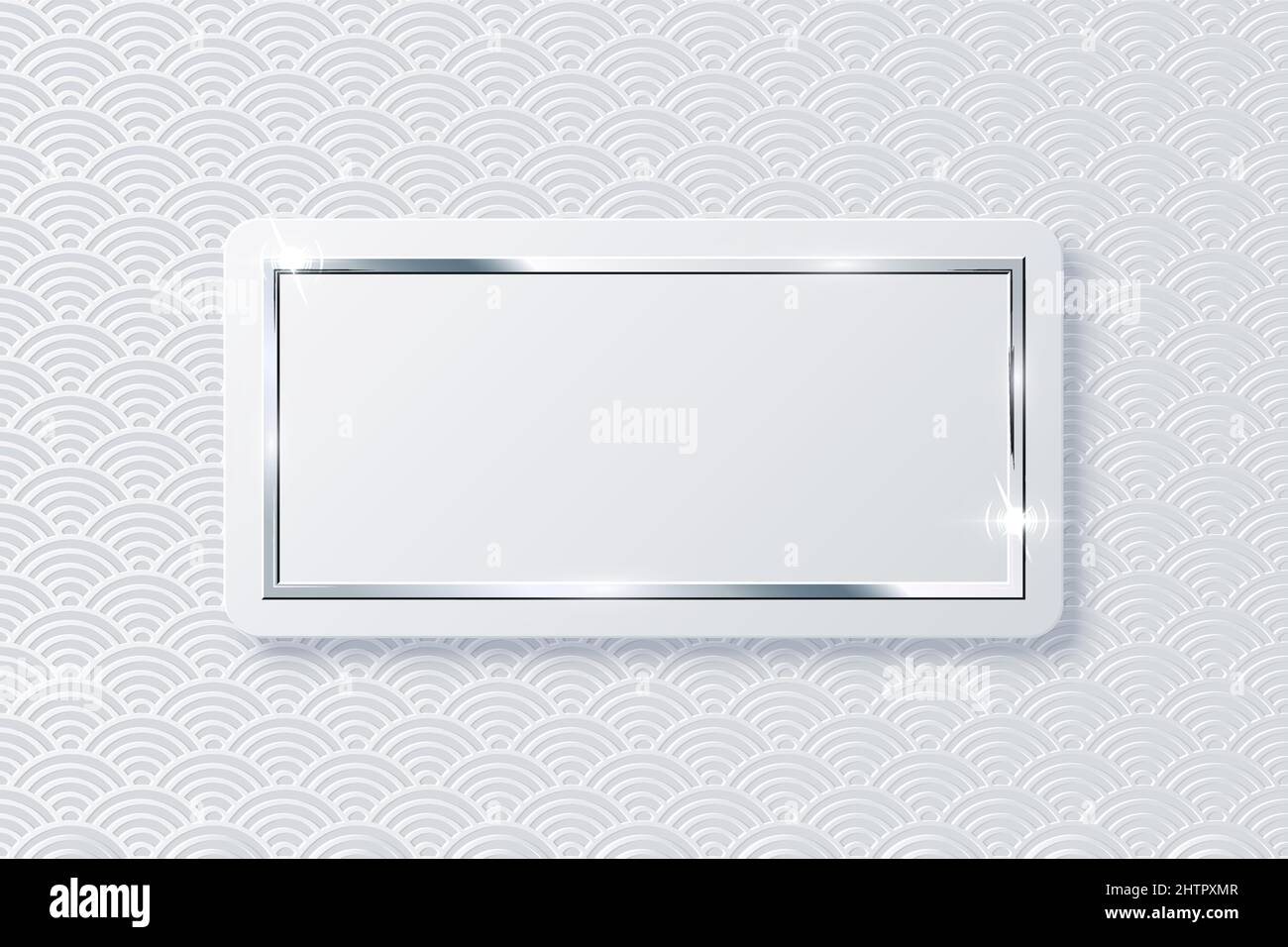 Chrome mirror silver background Stock Vector Images - Alamy