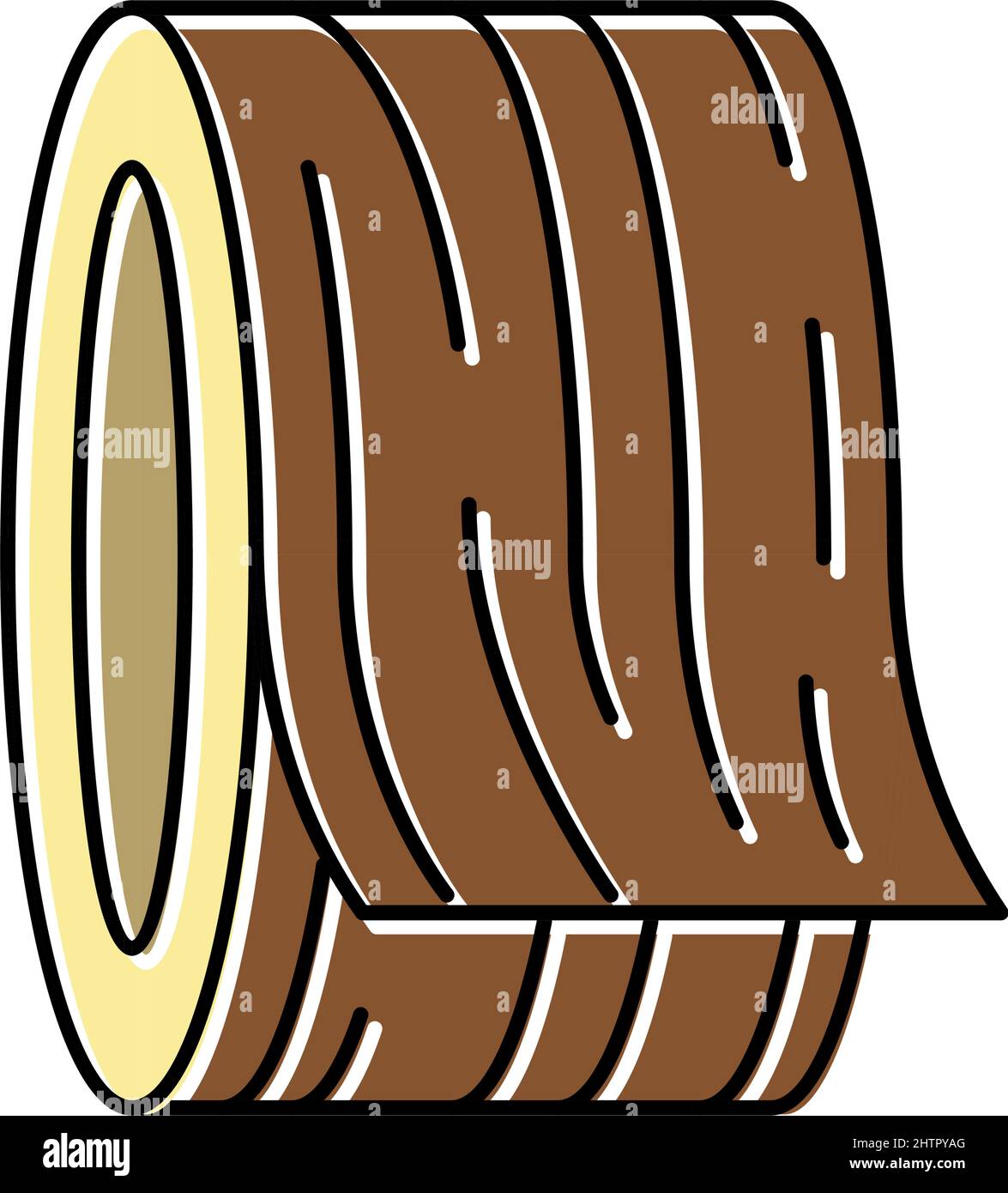 veneers wooden color icon vector illustration Stock Vector Image & Art ...