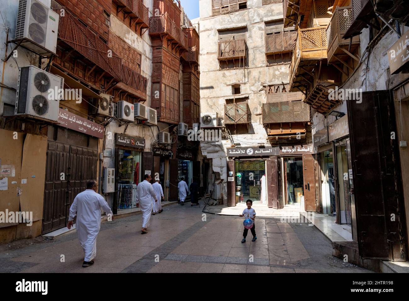 in the streets of old town Jeddah, Saudi Arabia. (CTK Photo/Ondrej ...