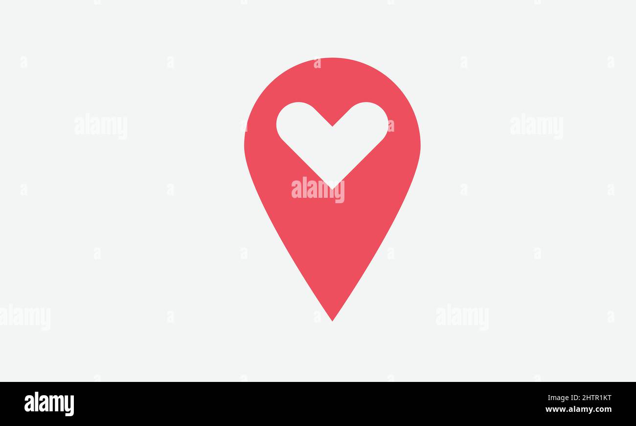 Heart map hi-res stock photography and images - Alamy