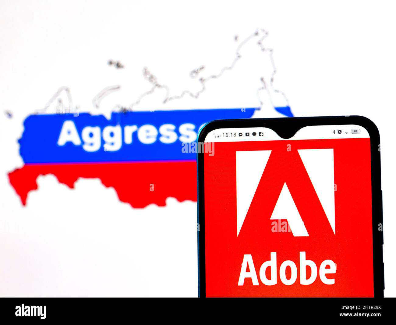 Adobe logo hi-res stock photography and images - Alamy