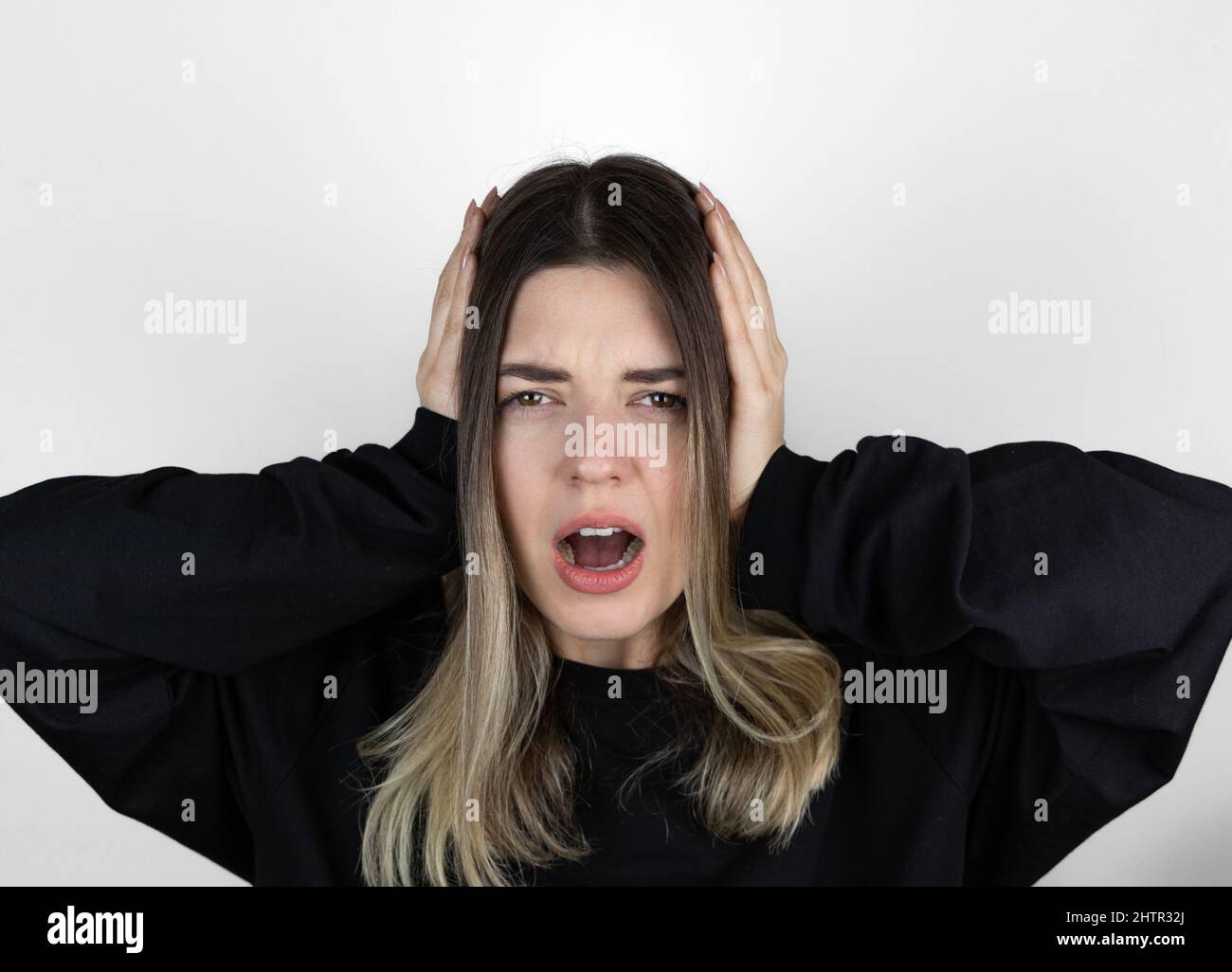 Disturbed women hi-res stock photography and images - Alamy