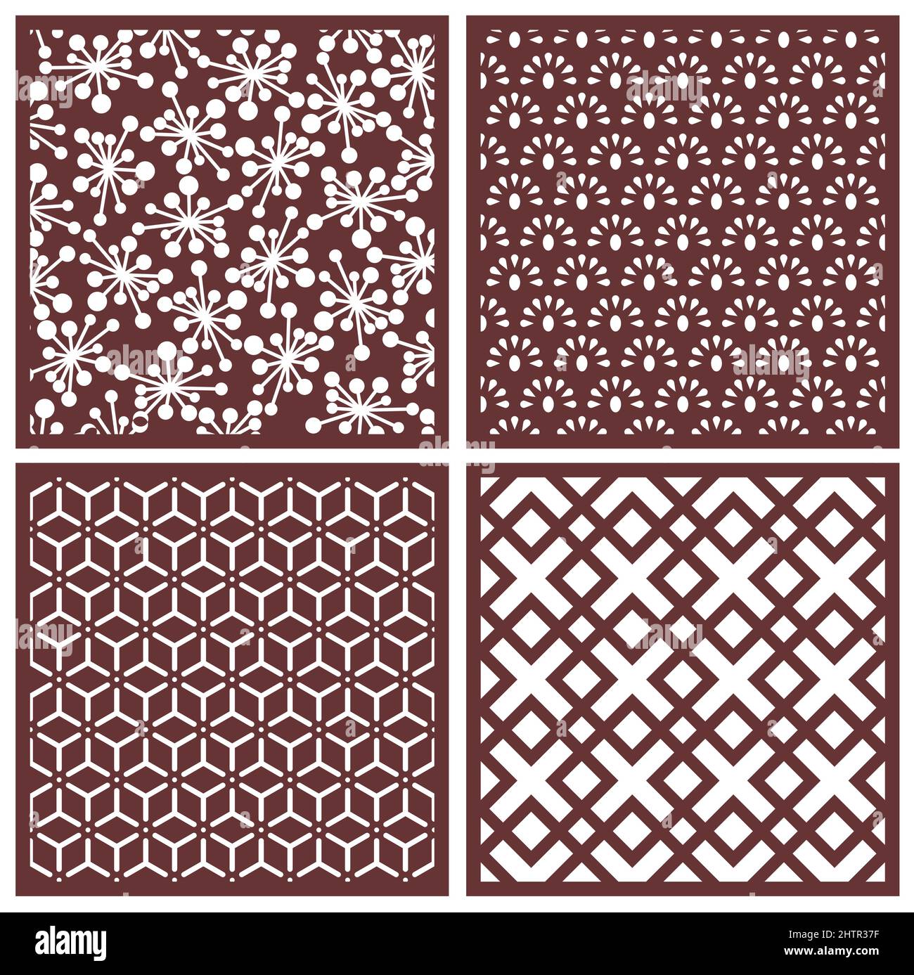 Jali Design for Graphic and Cnc Router Design, Laser Cutting Stock Vector Image & Art - Alamy