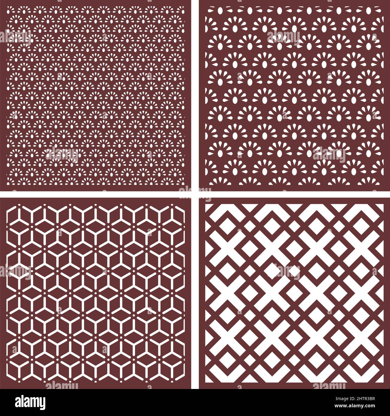 Design jali Stock Vector Images - Alamy