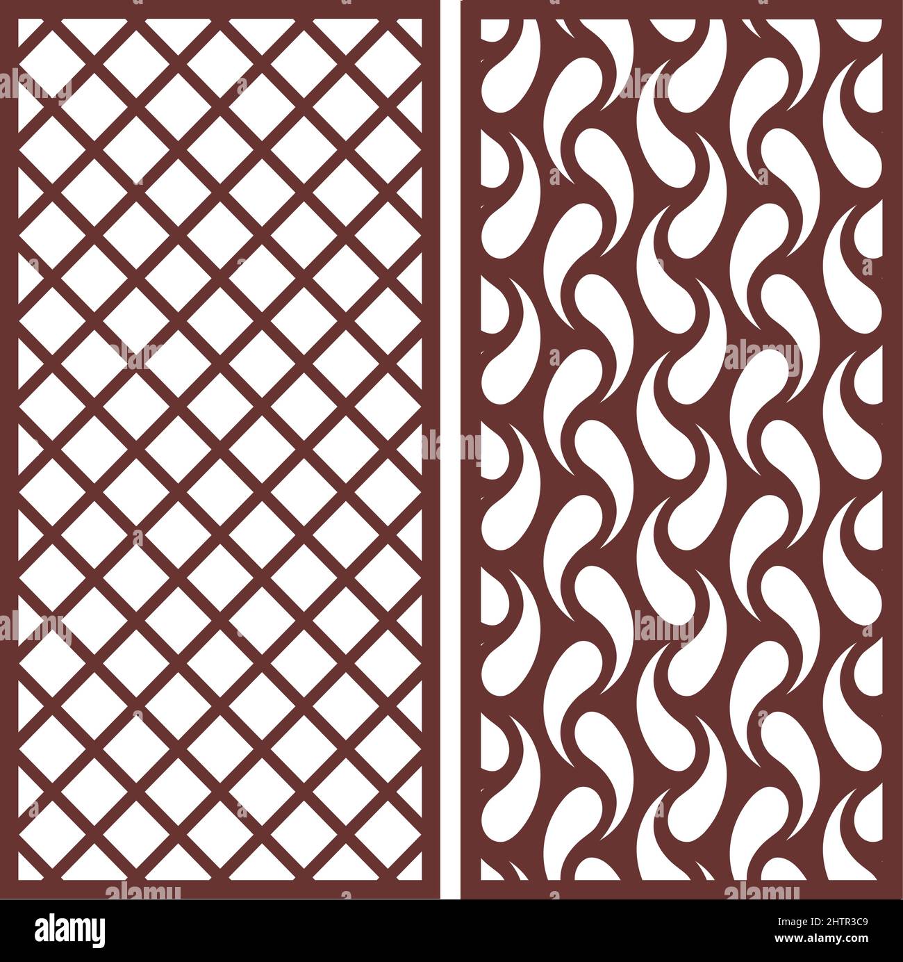 Jali Design for Graphic and Cnc Router Design, Laser Cutting Stock Vector Image & Art - Alamy