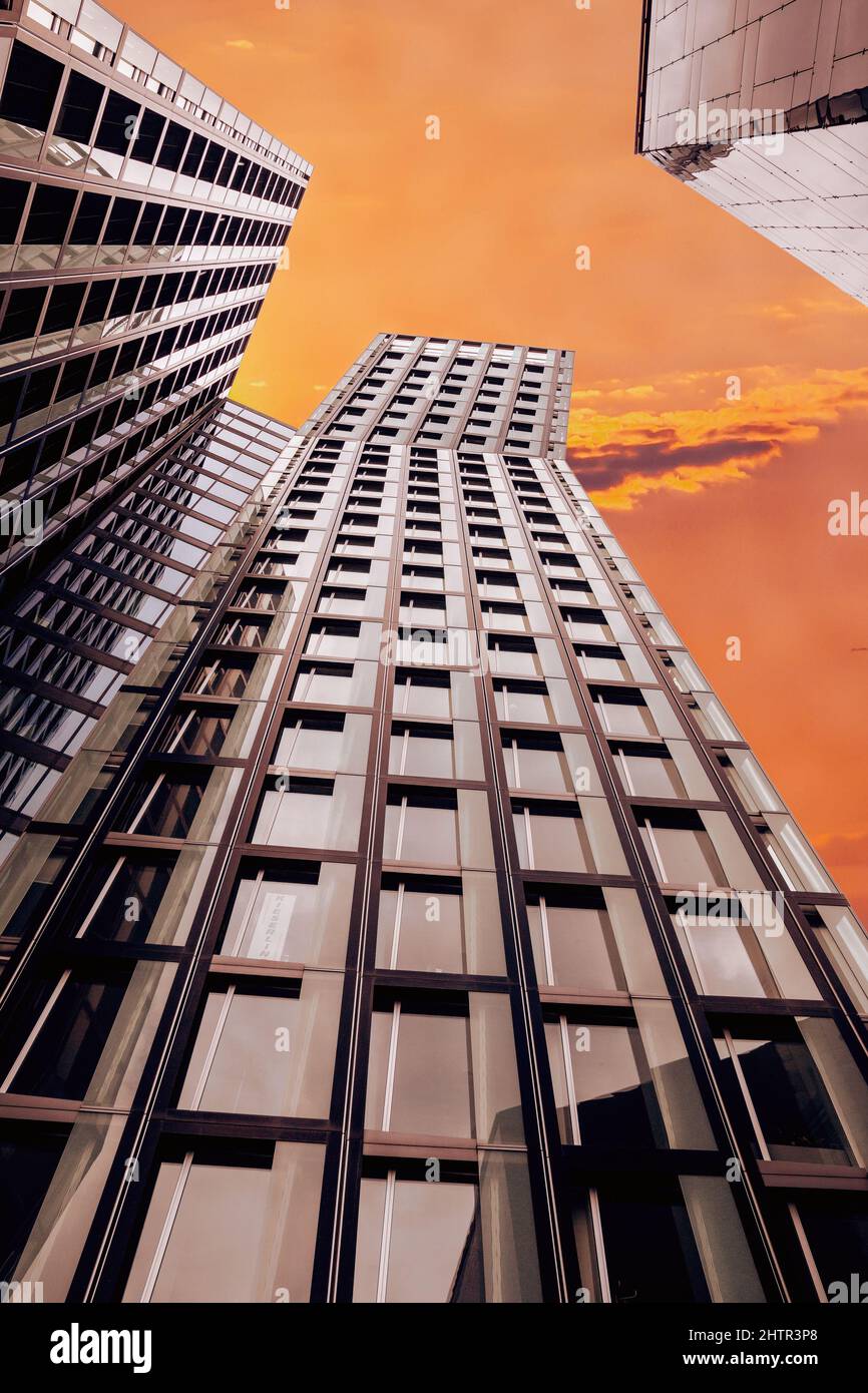 High-rise building dancing towers Stock Photo - Alamy