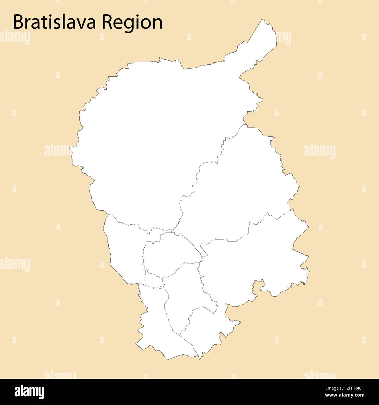 Map of bratislava hi-res stock photography and images - Alamy
