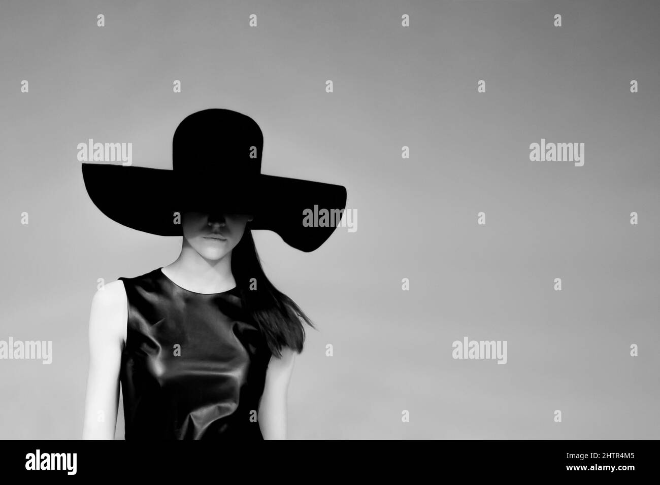 Fashion week model Black and White Stock Photos & Images - Alamy