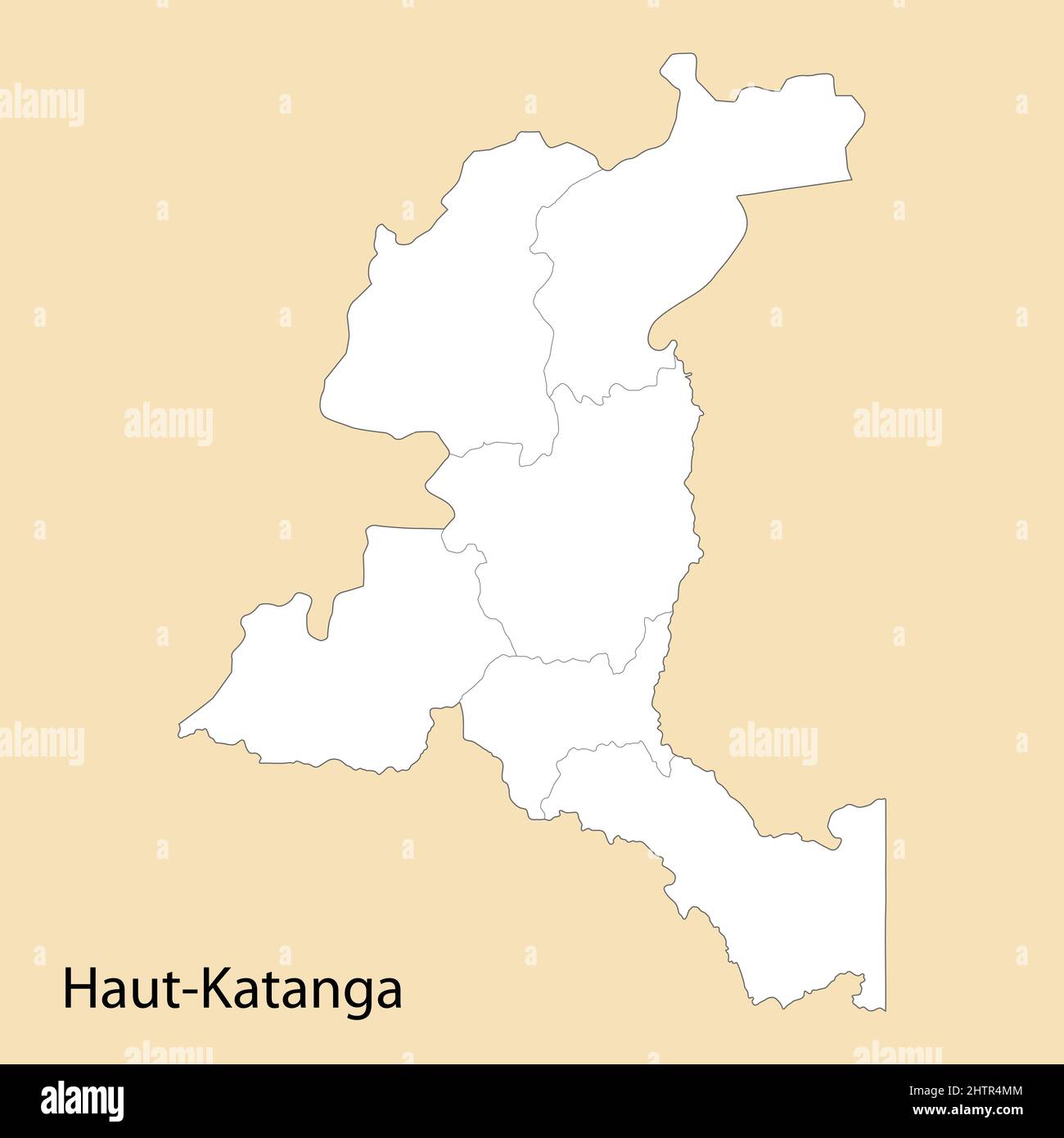Katanga Province Map