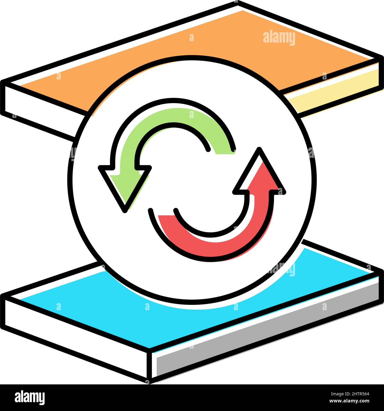 replacement mineral wool color icon vector illustration Stock Vector ...