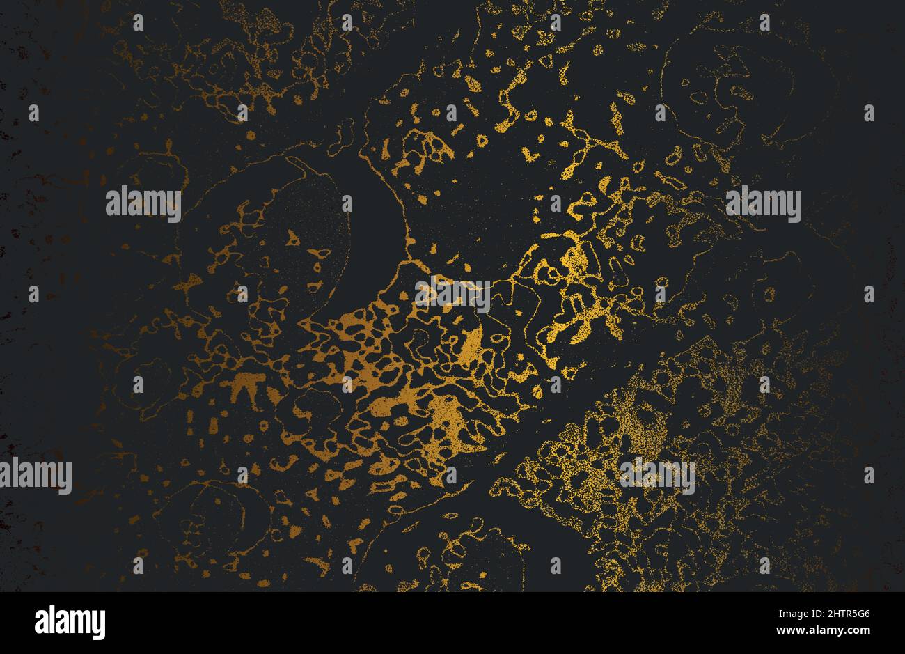 Luxury black golden metal gradient background with distressed cracked ...