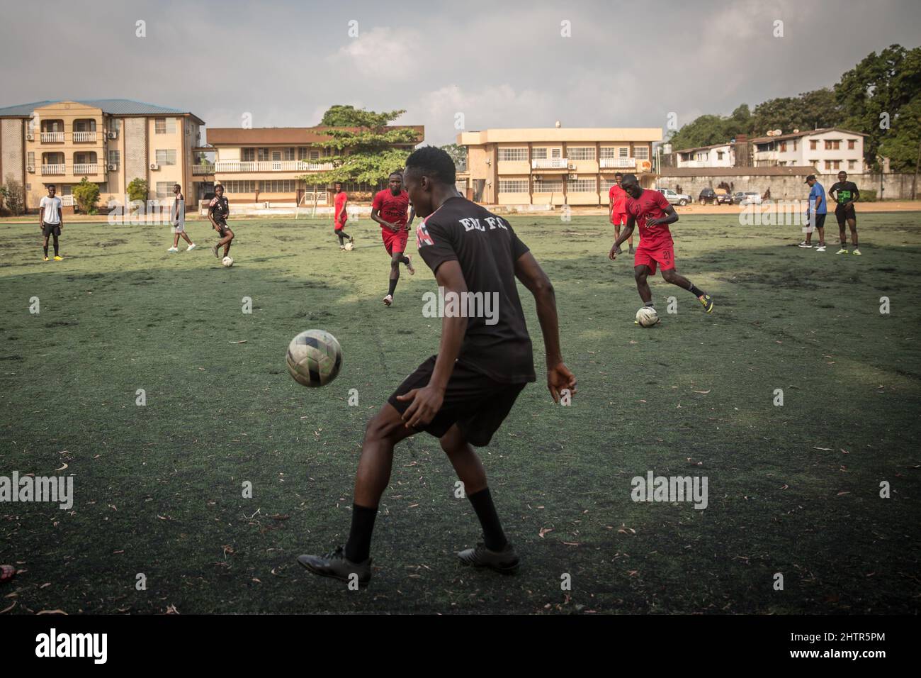 Freetown, Sierra Leone. 18th Jan, 2022. Leading Freetown premier league ...