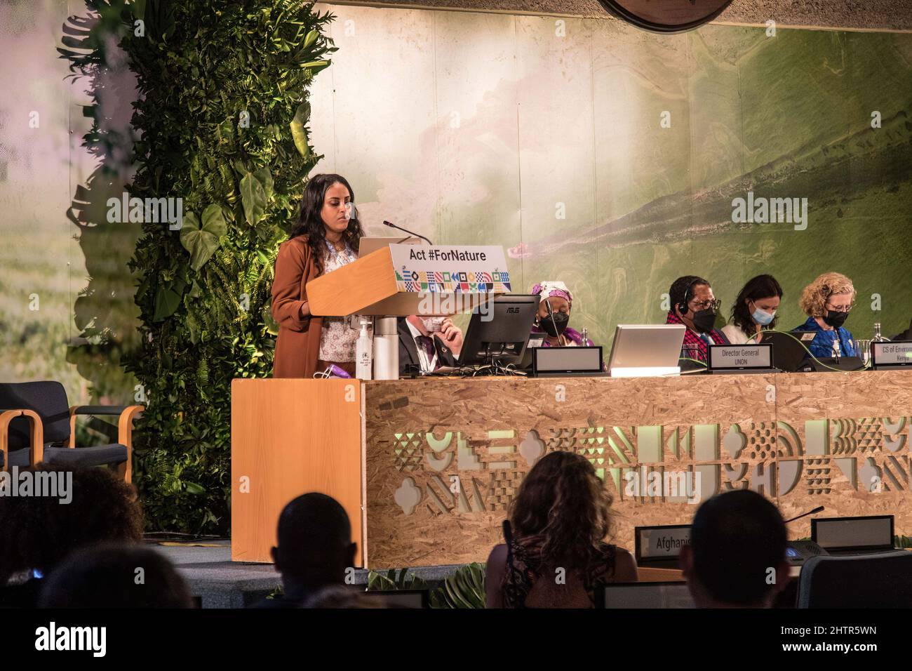 Nairobi, Kenya. 28th Feb, 2022. Ethiopian Frezer Yeheyis Co-facilitator ...