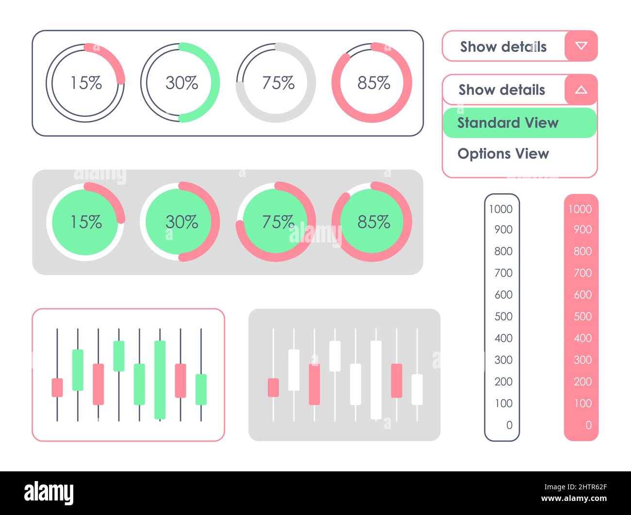 Real infographic statistics Stock Vector Images - Alamy