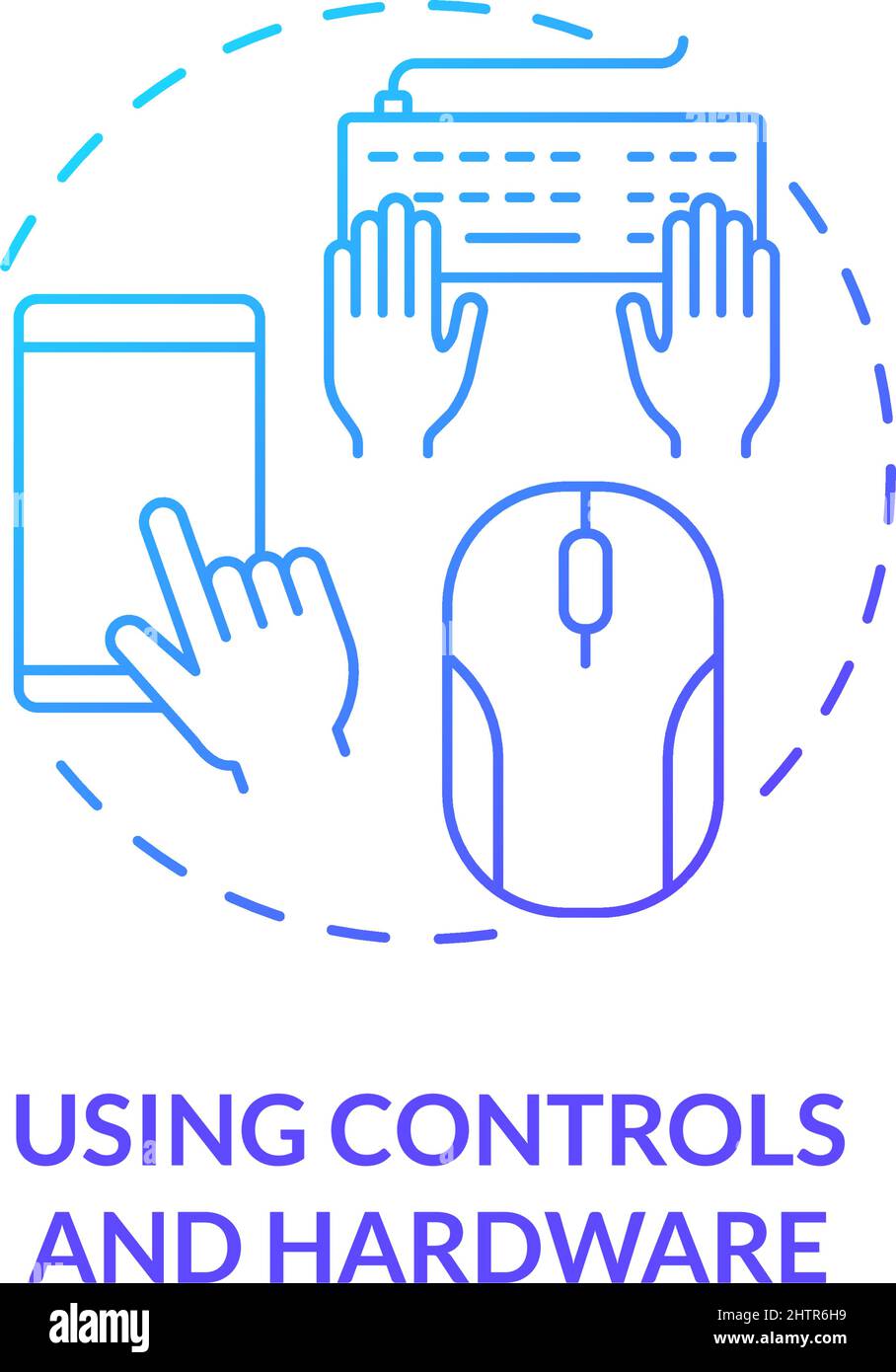 Touchscreen controls Stock Vector Images - Alamy