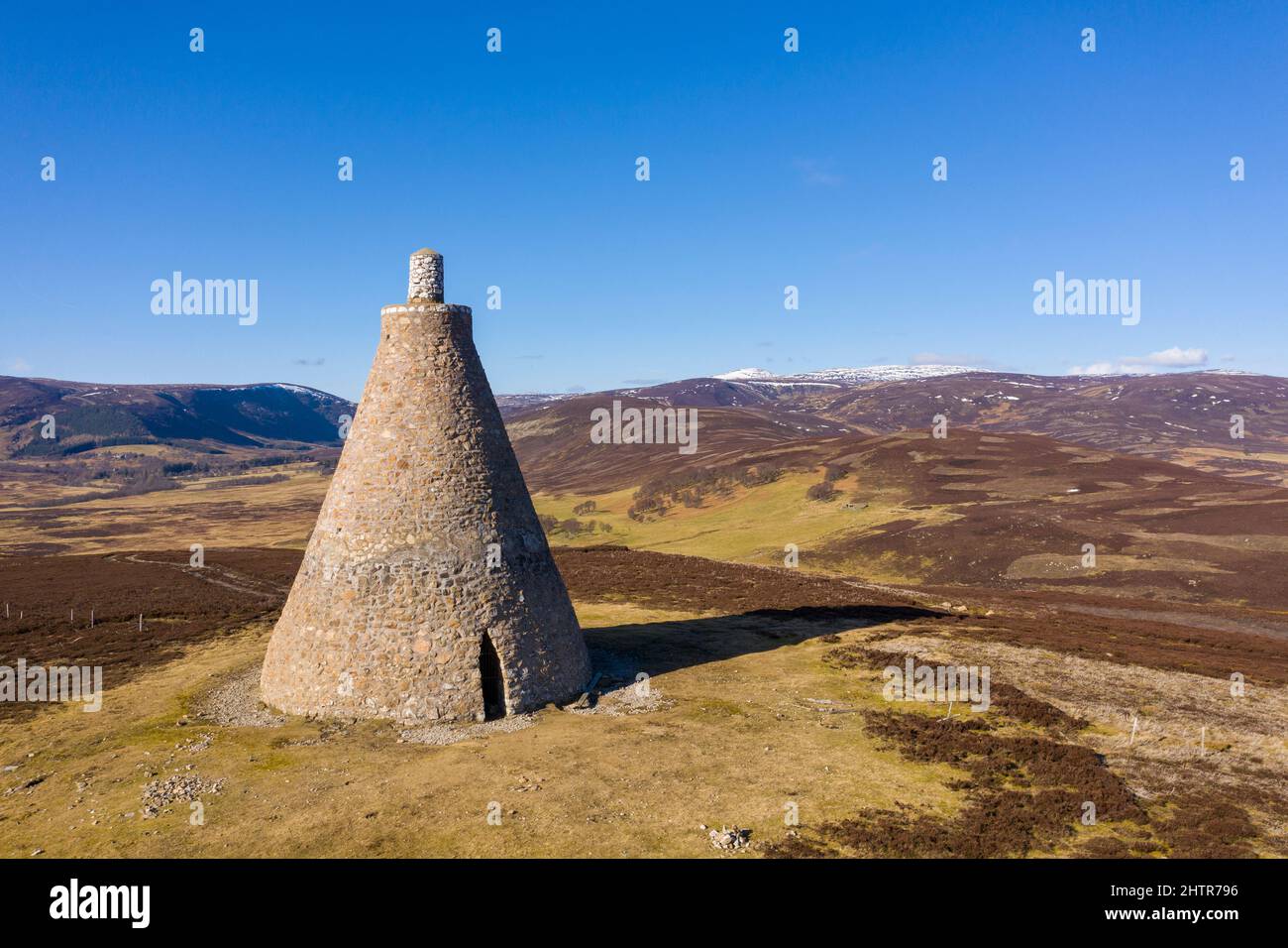 The Maule Monument on the top of Hill of Rowan, Glen Esk, Angus ...