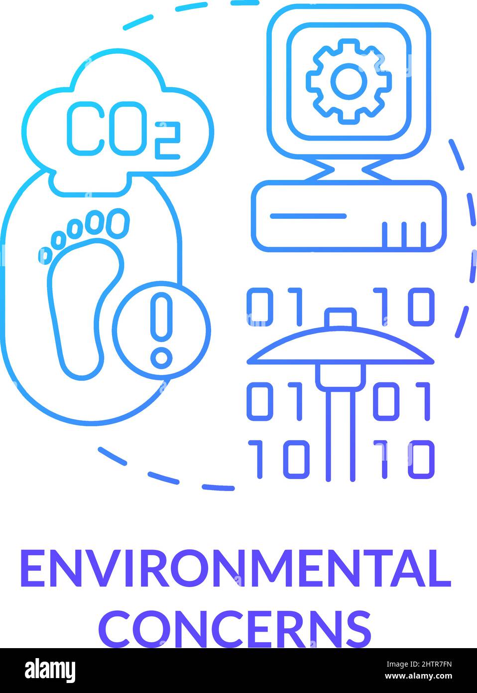 Environmental concerns environment Stock Vector Images - Alamy