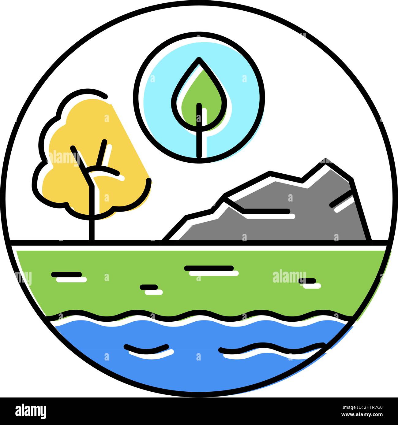 Microbial community vector hi-res stock photography and images - Alamy