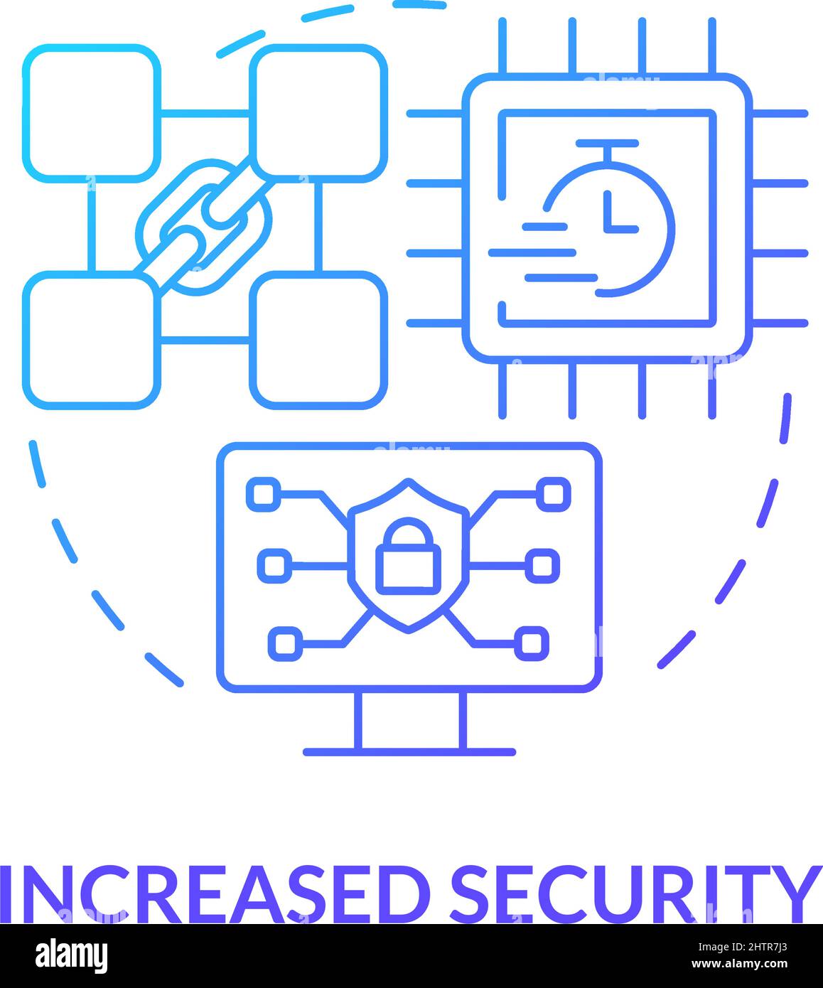 Increased security blue gradient concept icon Stock Vector Image & Art ... Increased security blue gradient concept icon Stock Vector Image & Art ...