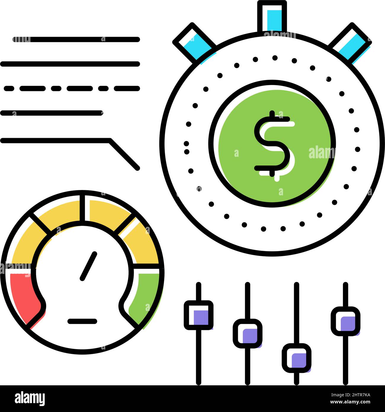 Efficient communication settings Stock Vector Images - Alamy