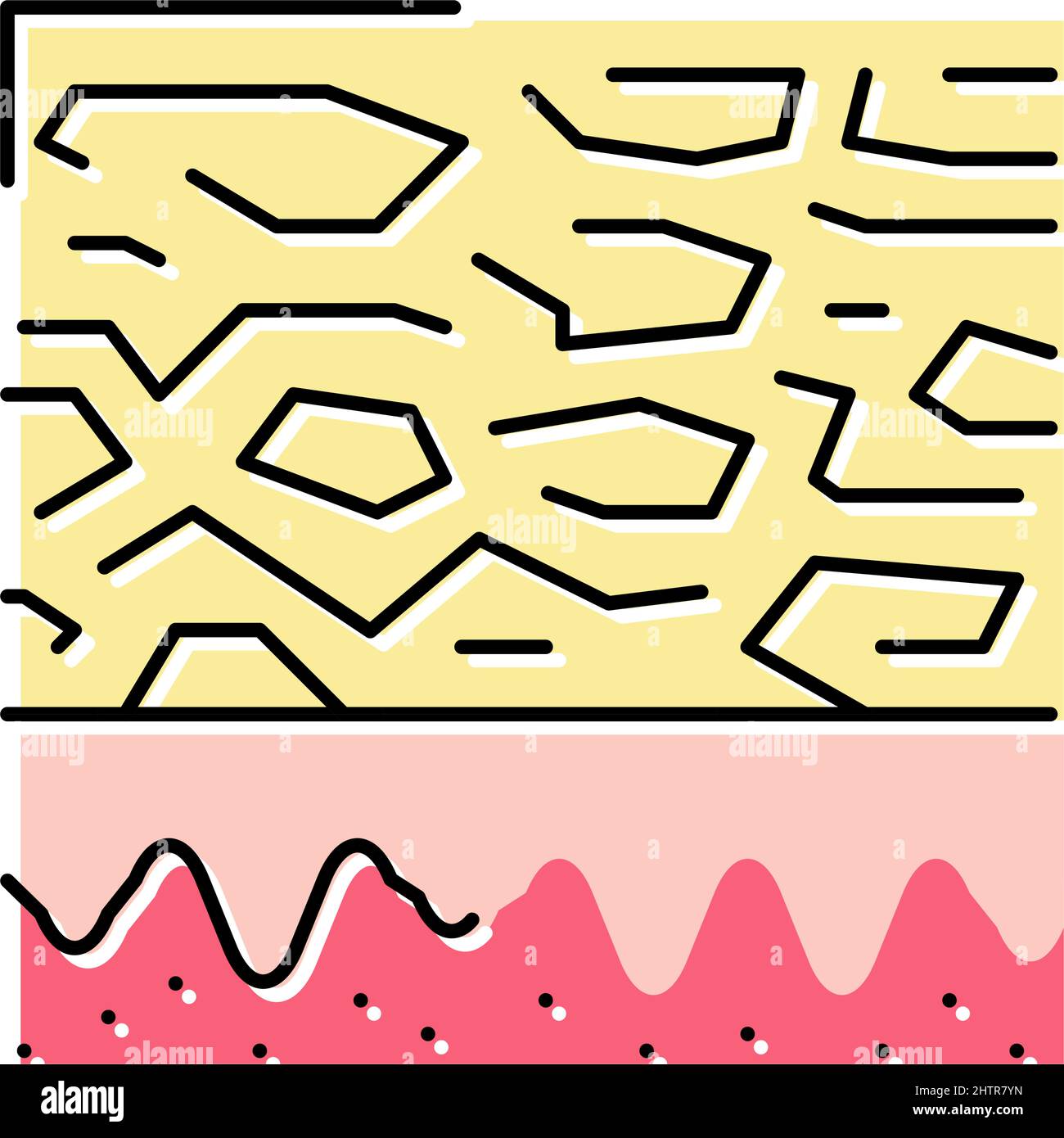 scaly skin color icon vector illustration Stock Vector Image & Art - Alamy