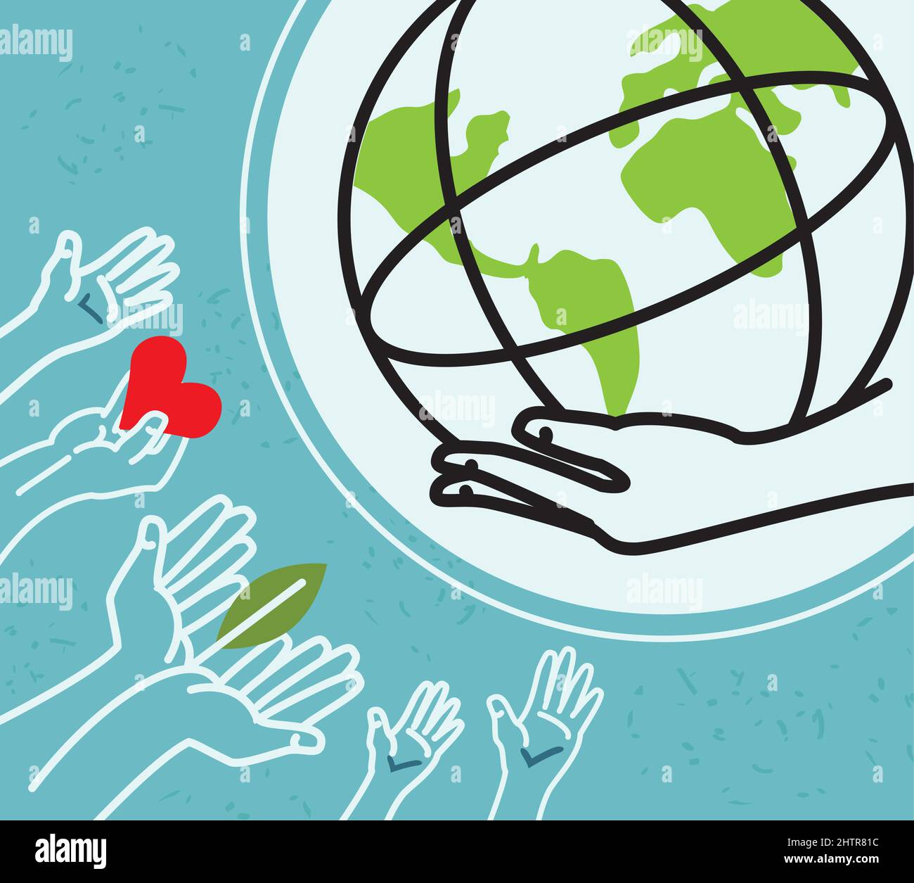 world volunteer program Stock Vector Image & Art - Alamy