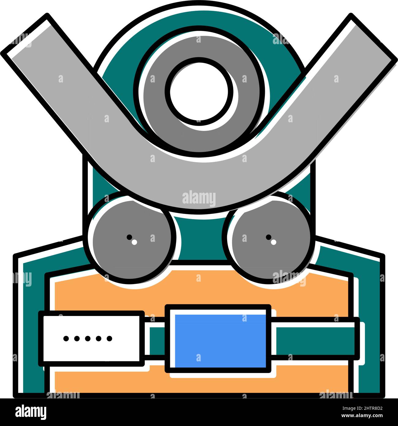 bending machine color icon vector illustration Stock Vector Image & Art ...