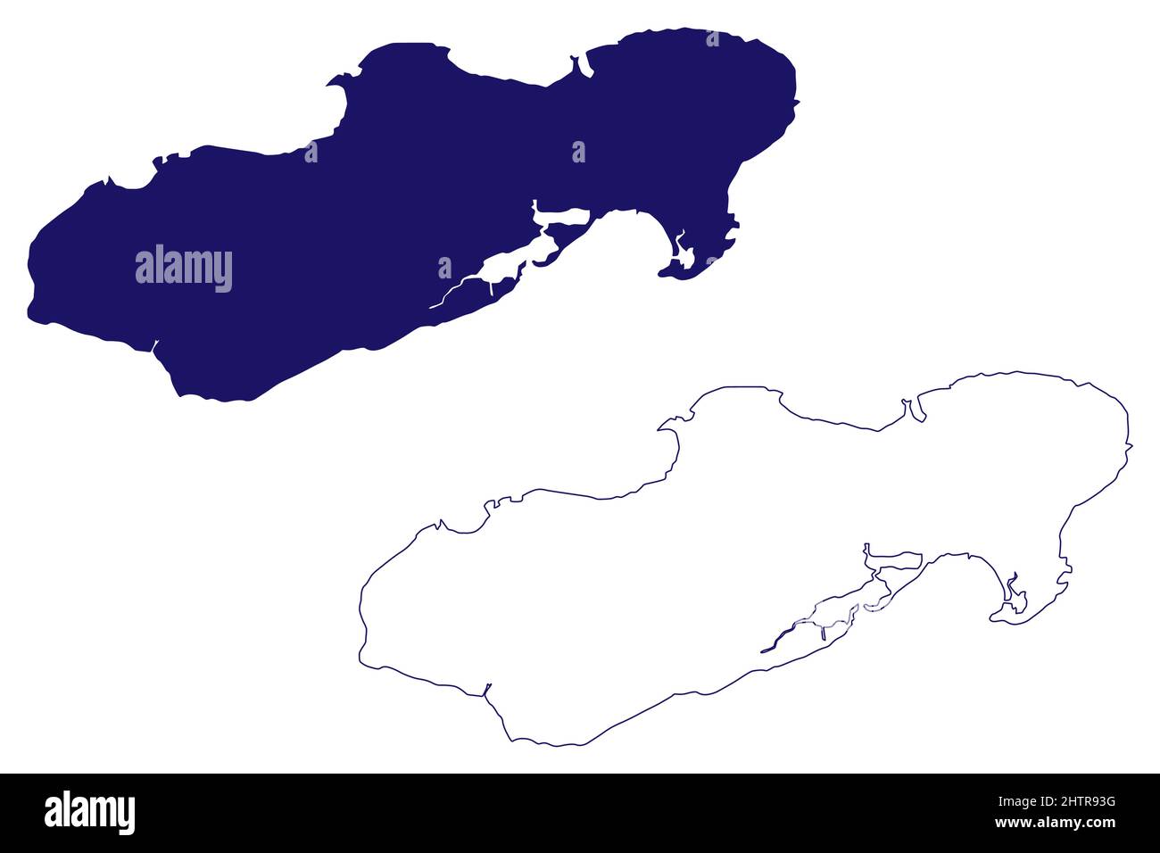Utila Island Honduras Map Map Of Utila Indicating Main Transport